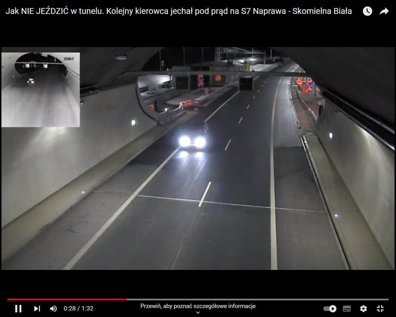 Pijany 57-latek jechał bmw pod prąd tunelem. Jest nagranie - Magna Polonia Pijany 57-latek jechał bmw pod prąd tunelem. Jest nagranie - Magna Polonia